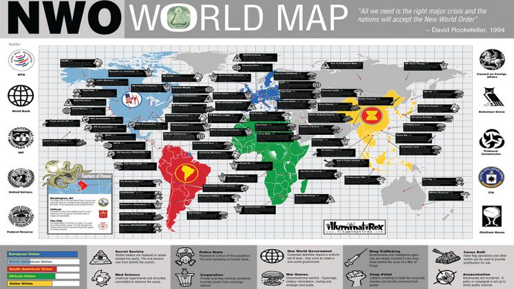 NWO World Map | Illuminati Rex